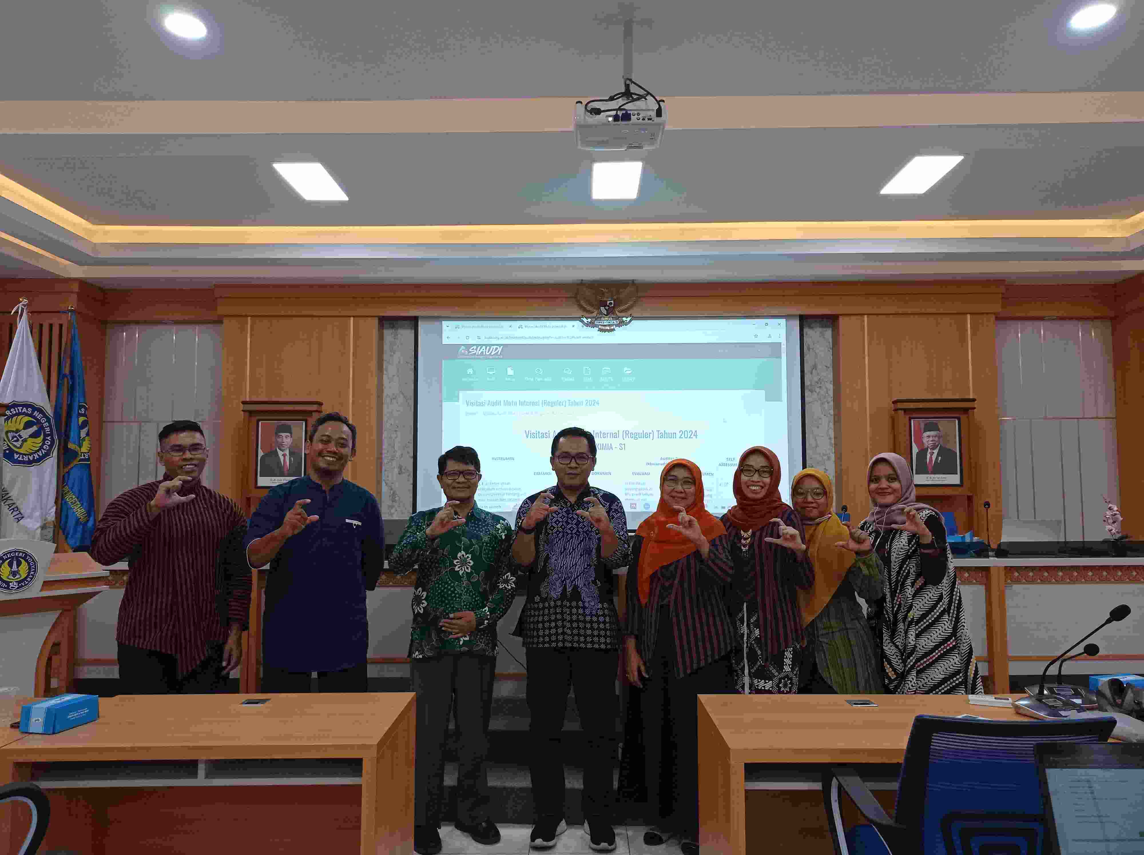 Internal Quality Audit (AMI) Visitation For Chemistry Undergraduate Study Program | Program ...
